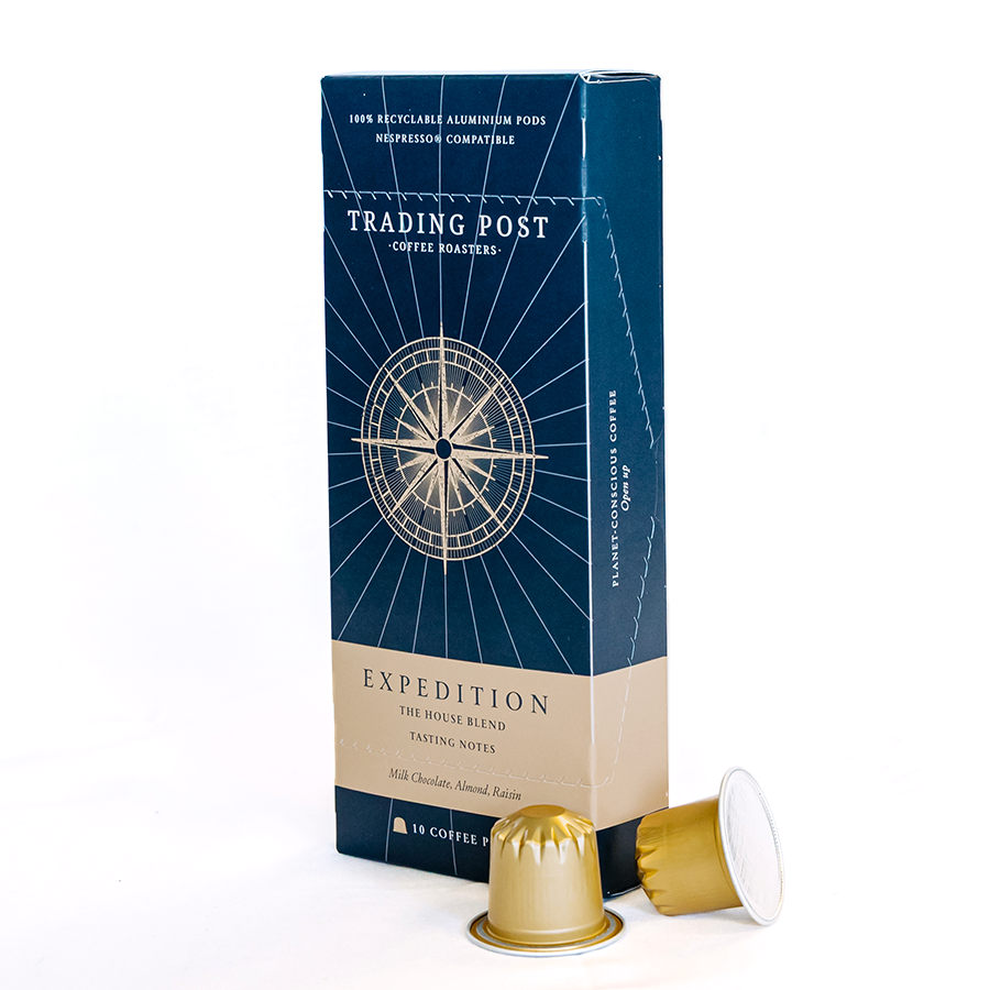 Expedition Coffee Pods - The House Blend & Trading Post Coffee Roasters